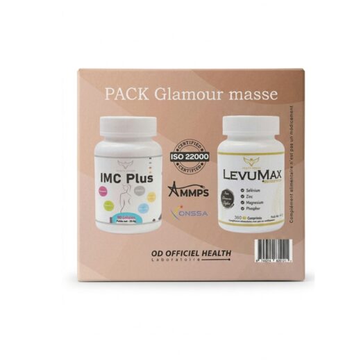 HEALTH POWER PACK Glamour masse IMC Plus 90 Gélules + LevuMax 120 ...